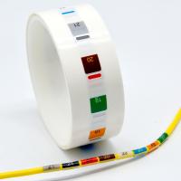 China Custom Waterproof Cable Labels Industrial Strong Adhesive Stickers for sale