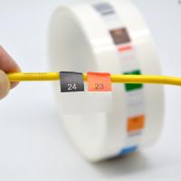 China Custom Waterproof Cable Labels Industrial Strong Adhesive Stickers for sale