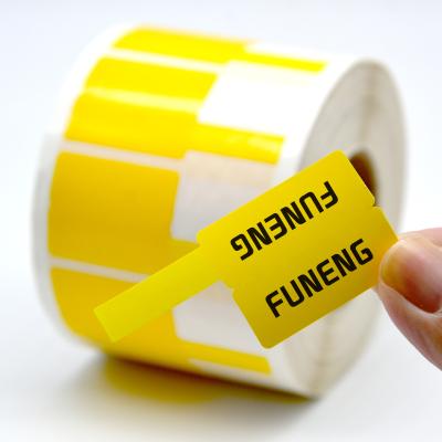 China Custom Industrial Cable Labels Waterproof High-Temperature Resistant for sale