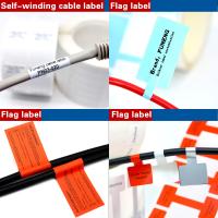 China Custom Industrial Cable Labels Waterproof High-Temperature Resistant for sale