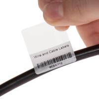 China Custom Waterproof Cable Labels with Strong Adhesive for sale