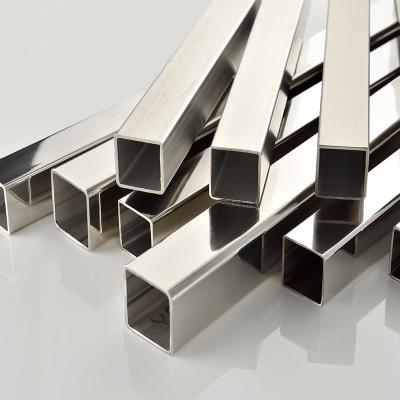 China Welded Stainless Steel Square Hollow Tube TP304 304L 316 316L 0.3-30mm Thickness for sale