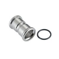 China Industrial Stainless Steel Press Pipe Fittings SS304 SS316L Straight Connector DN15-100 1.6MPa for sale