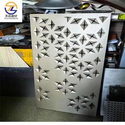 China Perforated 6061 5052 Aluminum Ceiling Panel 0.5-1.5mm Thickness Fireproof Sound-Absorbing for Warehouses for sale