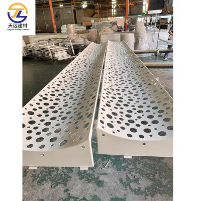 China Woodgrain Aluminum Ceiling Panel ACP AA1100 AA5005 AA3003 - 0.6-1.2mm Thickness, 75-300mm Sizes for Interior/Exterior Use for sale