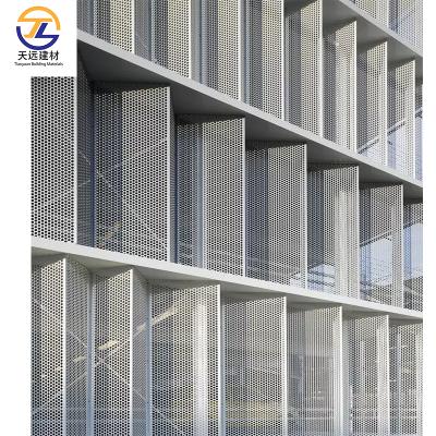 China Lightweight Perforated Aluminum Composite Ceiling Slat Board 1.0-2.3mm with MRC 0.65-0.8 Sound Absorption for sale