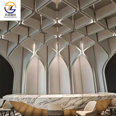 China Mouldproof Aluminium ACM Sheets PVDF ACP Panel Sound Absorbing 0.6-1.2mm C-Shaped Ceiling for sale