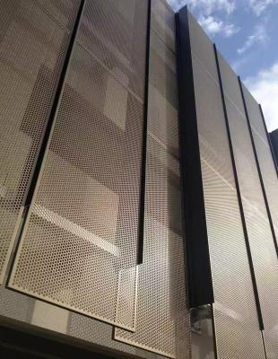 China C-Shaped Perforated Aluminum Ceiling Strips 0.6-1.2mm Thickness with 8-10 Year Warranty for Interior and Exterior Cladding for sale