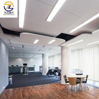 China ODM Wood Grain Aluminum Strip Ceiling Railing 1220x2440mm with PVDF Coating and Class A Fire Rating for sale