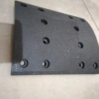 China SINOTRUK Howo Brake Linings SINOTRUK AZ9231342072 E7 371 Truck Brake Shoe Liner WG9761450118  WG9761450119 for sale