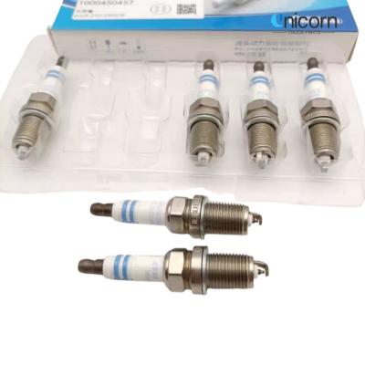 China Original Platinum Spark Plug 1000450457 for Weichai Gas Engine Assembly Replacement Part for sale