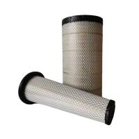 China AT330978 AT330980 AF26124 AF26125 P617643 P617644 High-Quality Excavator Air Filter with Filter Paper + PU Material in Standard Size 58X32X32cm for  Engines for sale