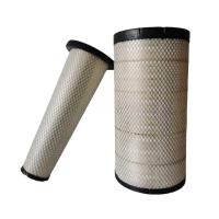 China AT330978 AT330980 AF26124 AF26125 P617643 P617644 High-Quality Excavator Air Filter with Filter Paper + PU Material in Standard Size 58X32X32cm for  Engines for sale