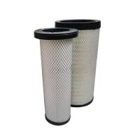 China AT330978 AT330980 AF26124 AF26125 P617643 P617644 High-Quality Excavator Air Filter with Filter Paper + PU Material in Standard Size 58X32X32cm for  Engines for sale