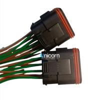China Shaanxi Automobile Delong X5000 M3000S Headlight Taillight Plug Socket Wire Harness Accessories New Headlight Plug for Trucks for sale