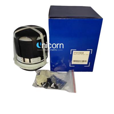 China Compressed Air Desiccant Canister & Air Drying Cylinder for Heavy-duty Truck Iron Material Replacement Part 22223804 21412848 for sale