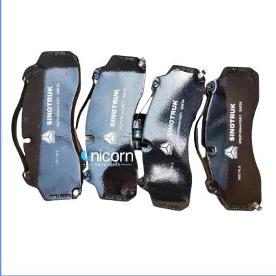 China Sinotruk Howo A7 T7H TX7 Parts Truck Spare Parts Brake Pad Assy WG9100444150 WG9100443050 for sale