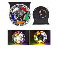 China Truck 24V 12V rainbow Flowing Brake Light Car Turning Flash Anti Fog and Waterproof Warning Rear Taillight for sale