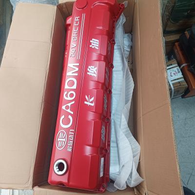 China 1003031-81D valve cover for FAW Jiefang Aowei 390 horsepower engine parts Xichai CA6DM engine valve cover for sale
