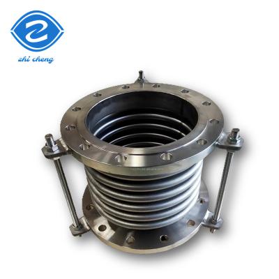 China Pump And Valve Connection With Tie Rod Stainless Steel Flange Expansion Joint Metal Bellows for sale