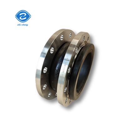 China Round Head Code EPDM Rubber Material Flexible Dn150 Flange Connection Pn16 Expansion Joint for sale