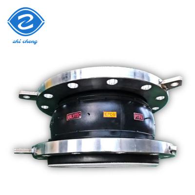 China Pn16pn10 Carbon Steel Flange Compensator Rubber Expansion Joint with Epoxy Rubber Sphere for sale