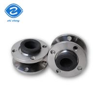 China Flange Connection Oil-proof Seismic Compensator Ss304 Single Sphere Rubber Expansion Joint for sale