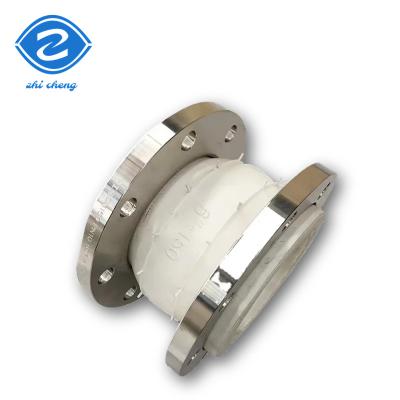 China Stainless Steel Flange Rubber Single Ball Expansion Joints for Food Processing Line for sale
