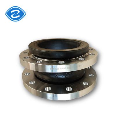 China Anti-Negative Pressure Flat Epdm Rubber Expansion Joint for High Temperature Water Pump for sale