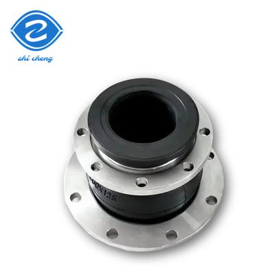 China ANSI Cl150 Flange End Compensator Single Sphere Flexible Epdm Eccentric Reducing Rubber Expansion Joint Rubber Bellows Expansion Joints Nylon Cord Fabric for sale