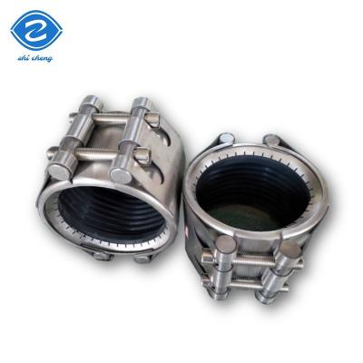 China 304 Stainless Steel Gear Ring EPDM Sealed Pipe Connector  Quick-Install Gear Ring Pipe Connectors Do Not Require Welding High-Pressure Gear Ring Type Pipeline Leak Sealing Device For Pressure Repair for sale