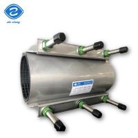 China Stainless Steel Plate Double Clip Pipe Repair Clamp Acid And Alkali Resistant Corrosion-proof Pipe Leak Sealing Device Emergency Repair Of Leaks At Cast Iron / PE Pipe Joints for sale