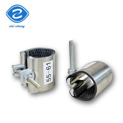 China Secure Pipes with Bolted Connection Type Pipe Fixing Straps and Hex Head Bolt for sale