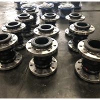 China Double Sphere Rubber Expansion Joint EPDM Elastomer, Carbon Steel Flanged, ANSI 150LB DIN PN16 Flexible Rubber Joint for sale