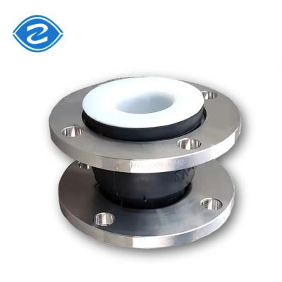 China EPDM Acid and Alkali Resistant Rubber Expansion Joint with Carbon Steel Flange for DN25-DN3000 Piping Systems for sale