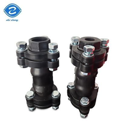 China Triangular Threaded EPDM Material Wire Buckle Rubber Expansion Joint for DN15-DN50 Pipes Flexible Rubber Coupling for sale