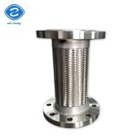 China SS 304 Stainless Steel Metal Hose with Flange Connection and Corrugated Design for Flexible Use for sale