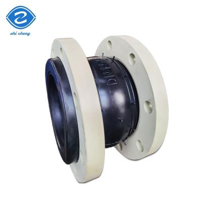 China Aquaculture and irrigation use equal/different diameter UPVC flange rubber expansion joints, vibration damping and noise reduction rubber flexible joints for sale