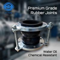 China Twin Sphere Rubber Expansion Joint For Water Media Limit Tie Rods Pressure Booster Rings for sale