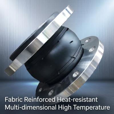 China 12 Inch Rubber Expansion Joint For Pipe Din Pn16 Dn100 Dn200 Carbon Steel Galvanised Flange Epdm Drainage for sale