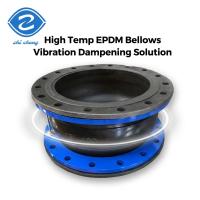 China DN25-DN3000 flexible pipe expansion joint rubber Fully End-Sealed Flanged Bellows EPDM Single Sphere for sale