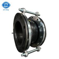 China Flexible Rubber Expansion Joint Featuring Forged Galvanized Flanges and Single Sphere Construction for Pump Valve Systems for sale