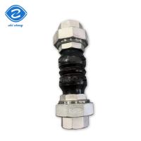 China Industrial Wire Buckle Rubber Expansion Joint Flexible Connector with Stainless Steel 304 and EPDM Rubber for DN15 DN200Pipes for sale