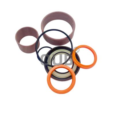 China 550/42835 55042835 HNBR PU PTFE FKM Fabric Composite Cylinder Seal Kit for JCB Backhoe Dipper Arm Cylinder Overhaul Repair for sale