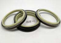 China 7075613520 PU Steel Hydraulic Dust Seal Black Yellow 115*131*9/12 for sale