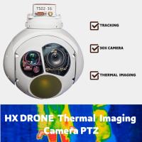 China 360° ​Gyro Stabilized 640X512 Thermal Drone Cameras 30X Tracking Zoom UAV Infrared Camera HXTS02 for sale