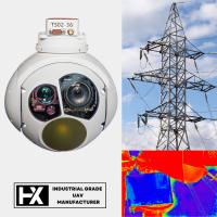 China 2KG 3 Axis 10KM Thermal Imaging UAV Pods Long Distance 50m~4KM Infrared Ranging HXTS02 for sale