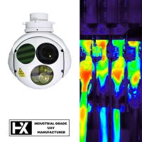China Targeting Function 2.5KG Drone Thermal Cameras 640X512 VTOL UAV Camera Gimbal PTZ HXTS03 for sale