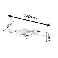 China Fixed Wing Surveillance UAV Industrial Inspection Drone Long Range 3.5h 10KG HXCETUS-240 for sale