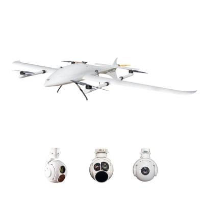 China 1.6KG Payload Auto Follow Camera Drone 30X Zoom VTOL Fixed Wing Aircraft HXCETUS-240 for sale